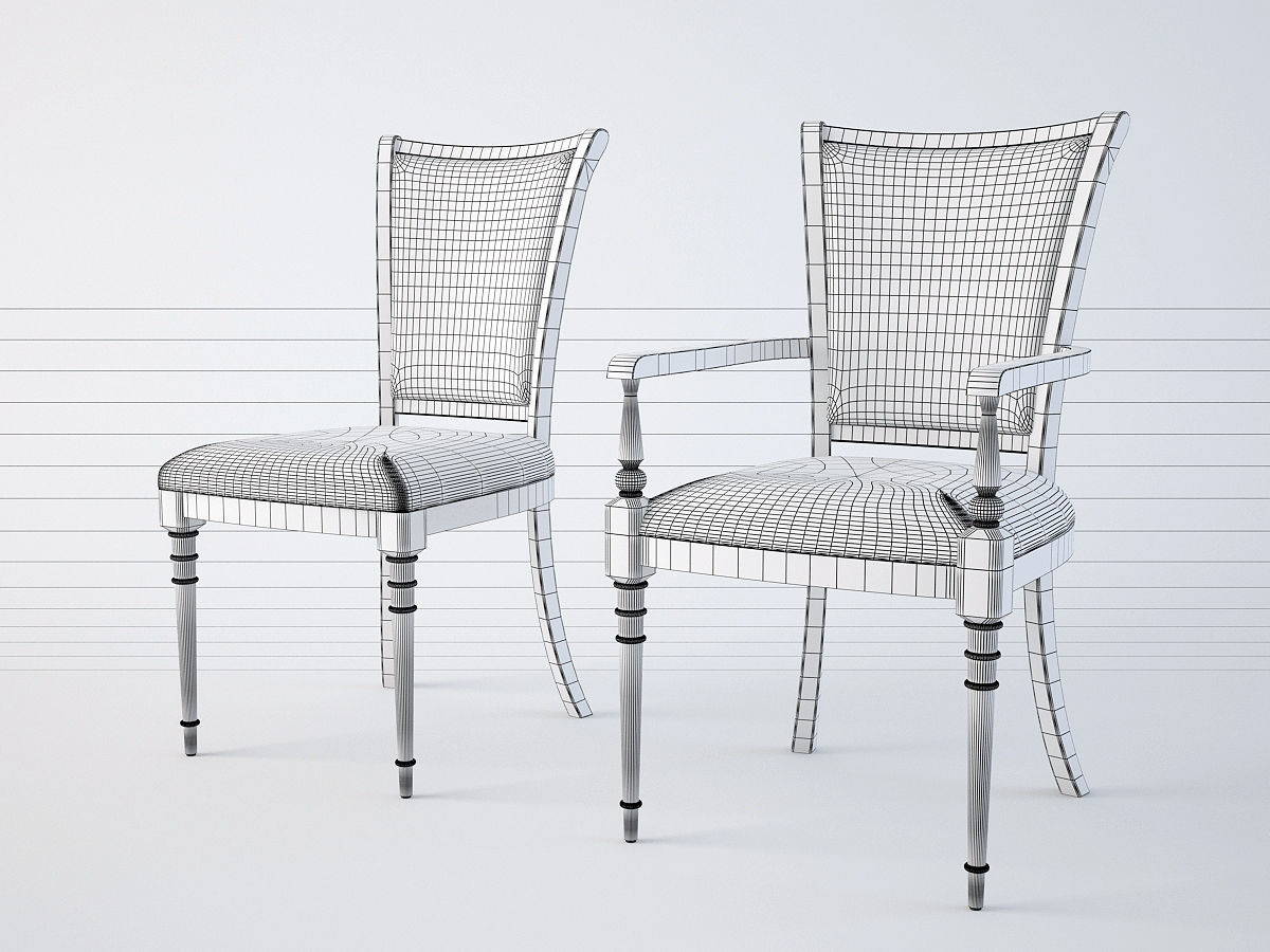 Sevensedie Goethe chairs 3D model | CGTrader