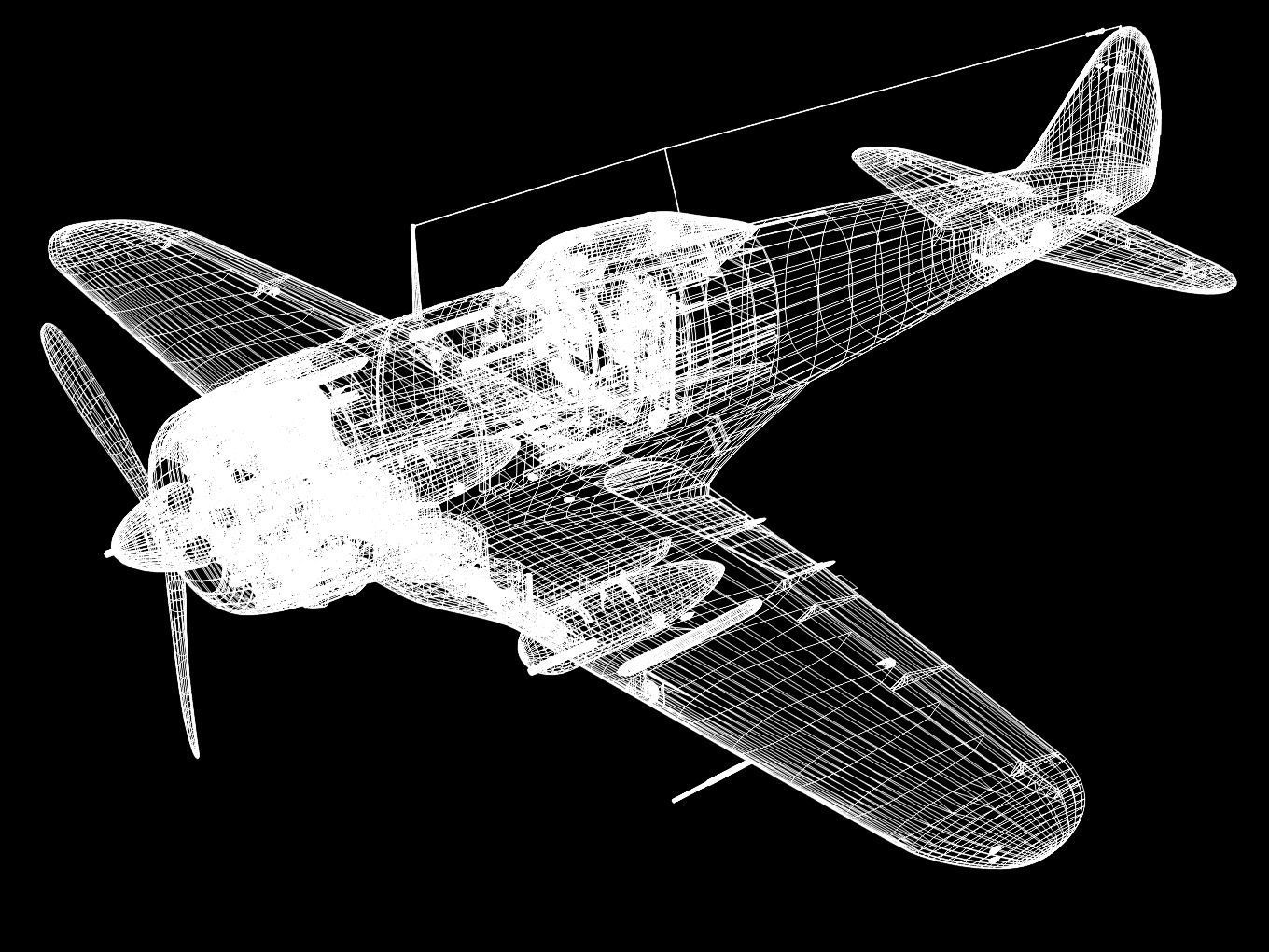 Nakajima Ki44 Tojo type II Hei 3D model | CGTrader