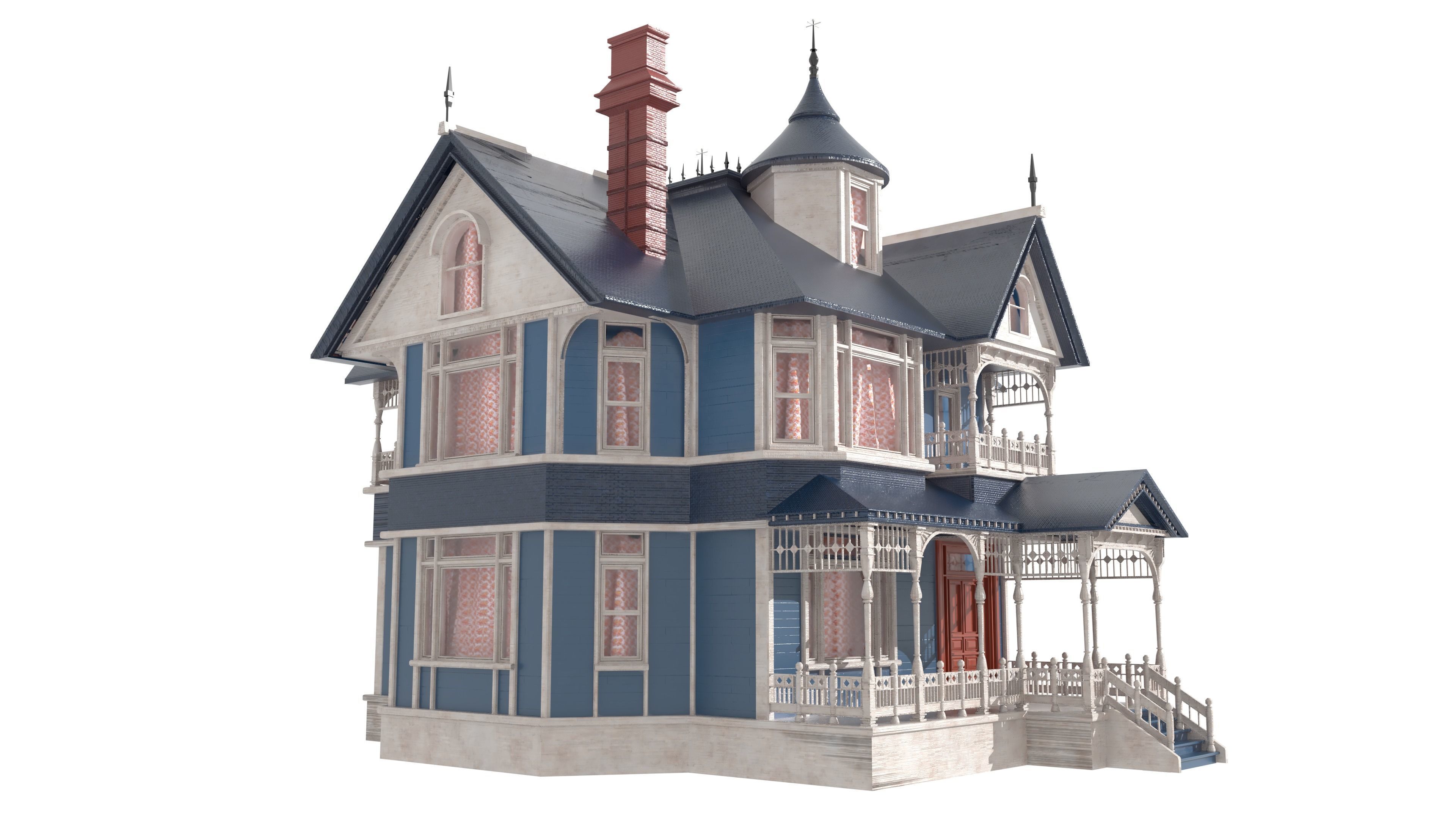 Victorian House 3D model | CGTrader