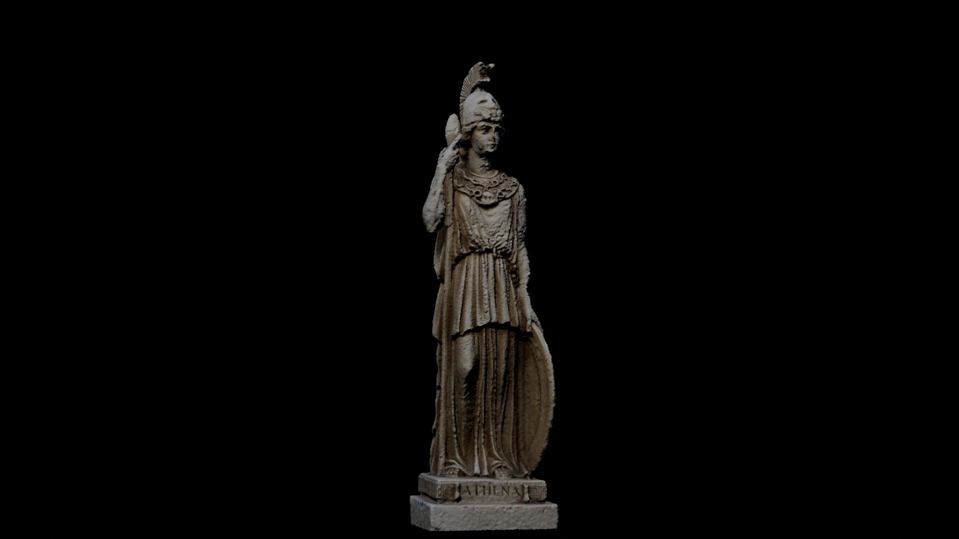 Athena Sculpture free 3D model | CGTrader