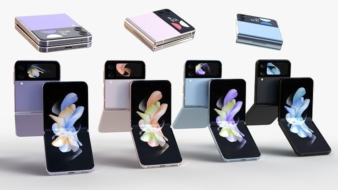 3D model Samsung Galaxy Z Flip 4 VR / AR / low-poly | CGTrader