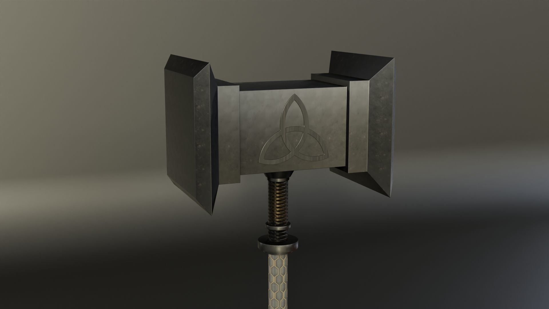 3D model Thor Mjolnir VR / AR / low-poly | CGTrader