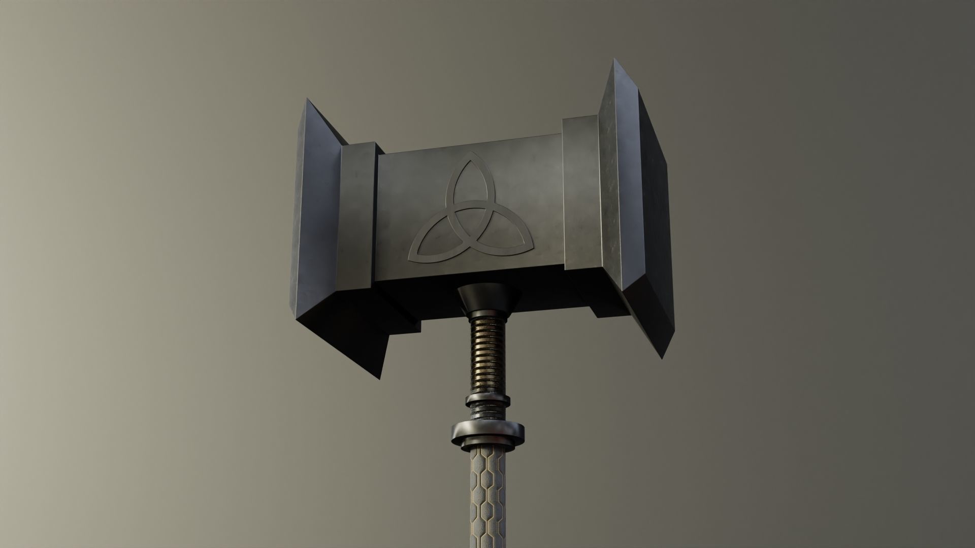 3D model Thor Mjolnir VR / AR / low-poly | CGTrader