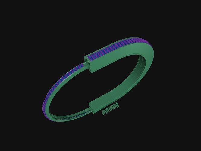 BRACELET TIFFANY LOCK 3D model 3D printable | CGTrader