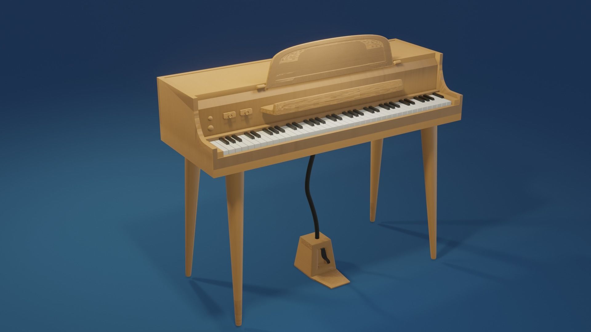 Realistic Piano 3D model | CGTrader
