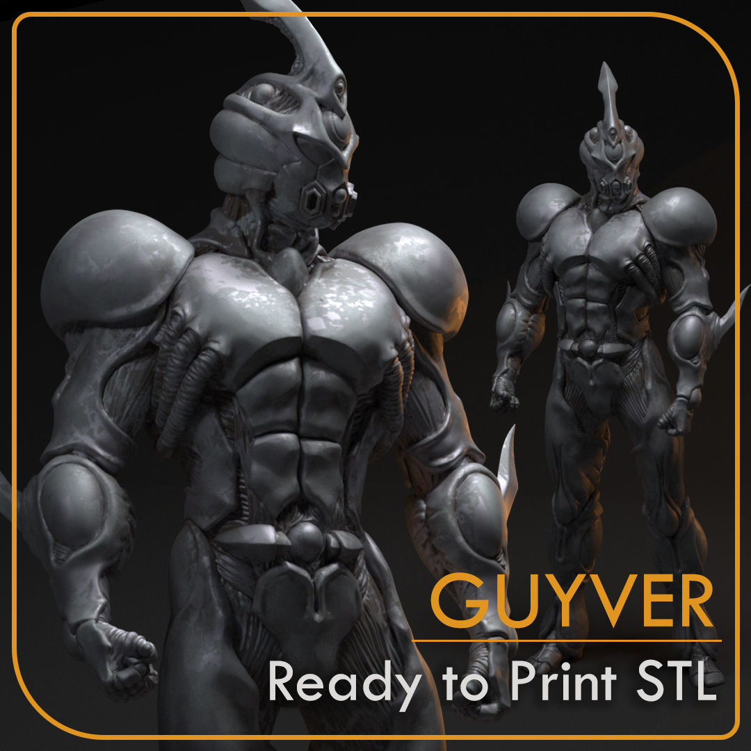 Guyver 3D Ready to print 3D model 3D printable | CGTrader