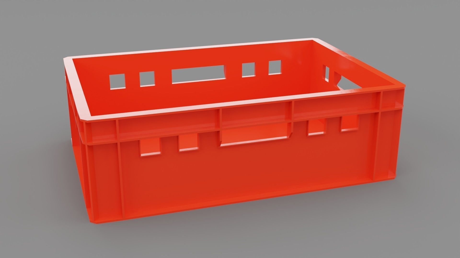 3D model Plastic crate 01 VR / AR / low-poly | CGTrader