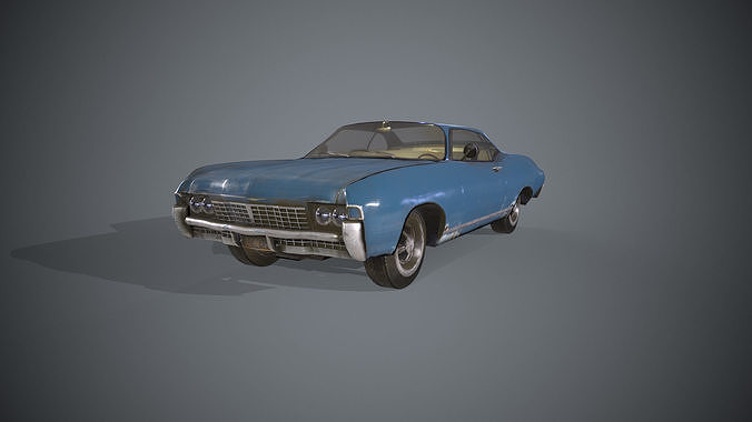 3D model Chevrolet Impala 67 VR / AR / low-poly | CGTrader