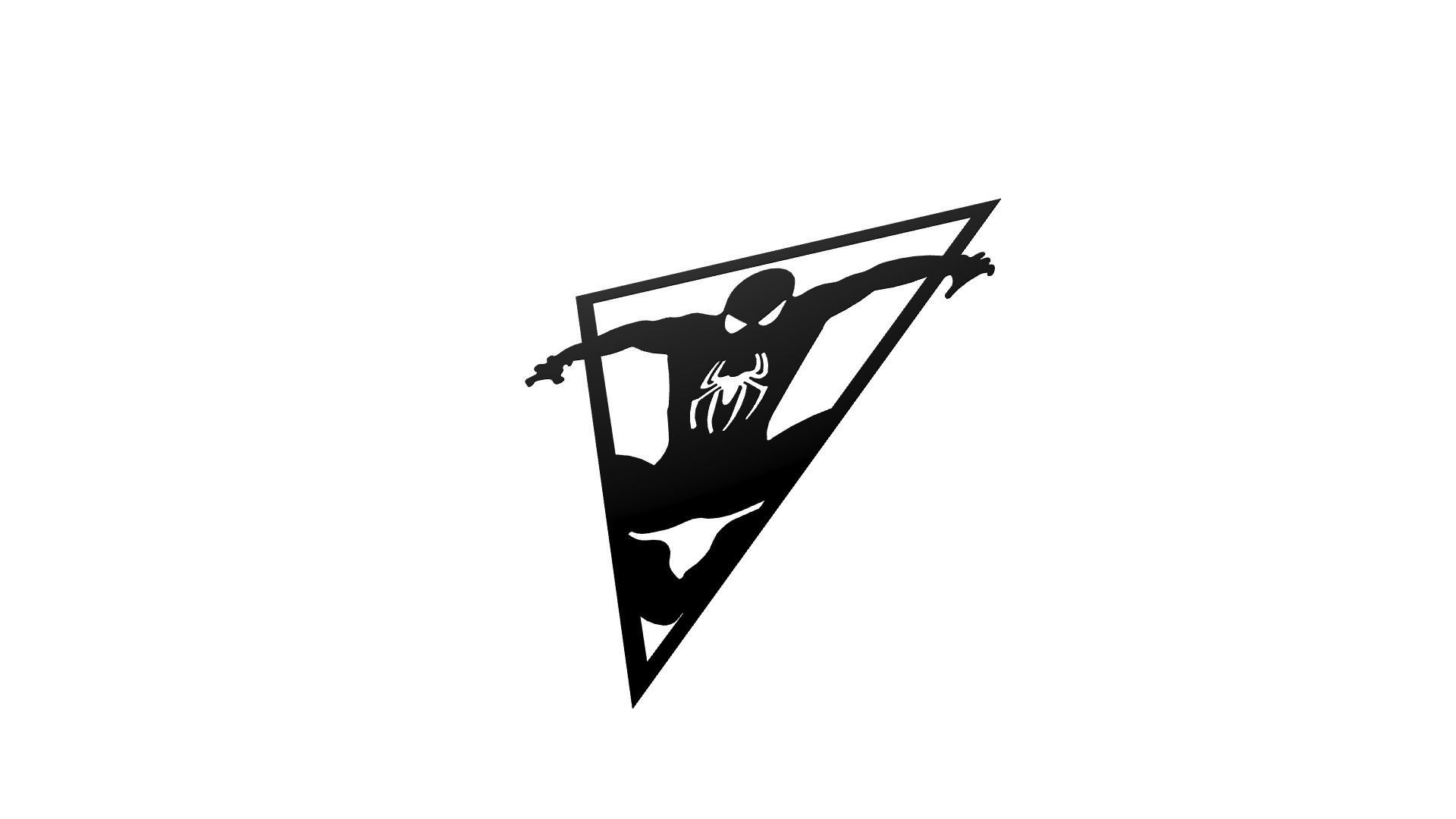Poster SpiderMan ready to cut on CNC 3D model 3D printable | CGTrader