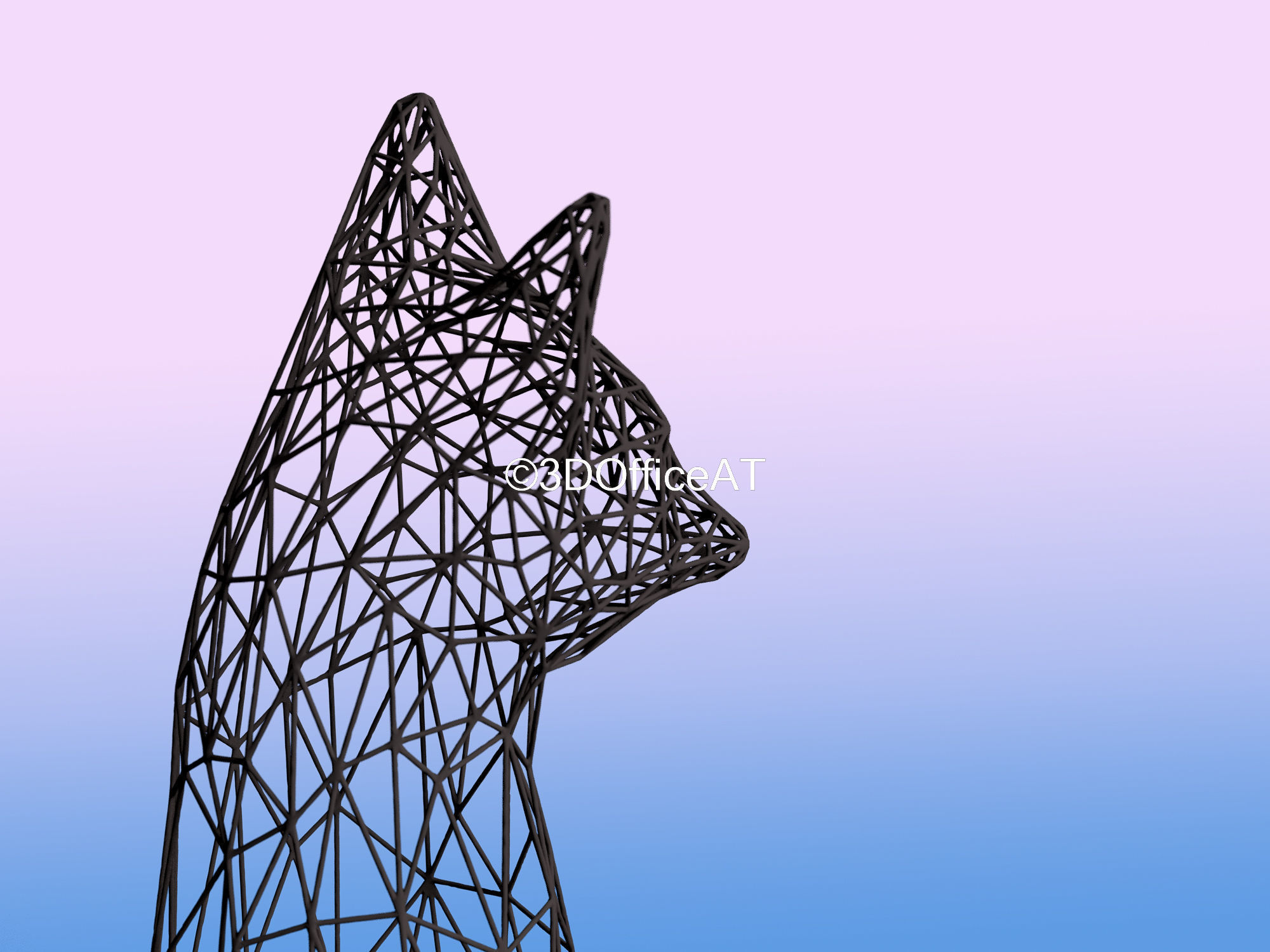 Fox Wire Art - Resin print 3D model 3D printable | CGTrader