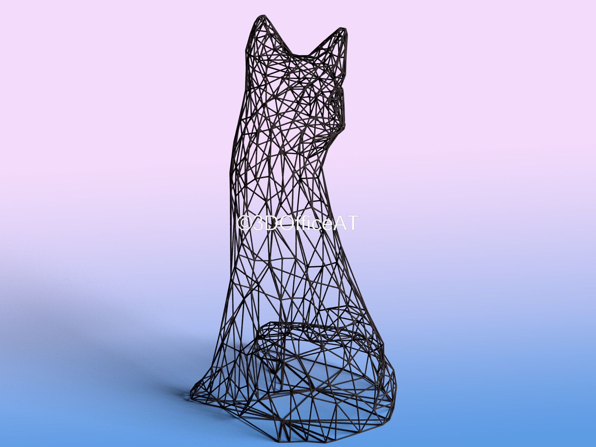 Fox Wire Art - Resin print 3D model 3D printable | CGTrader