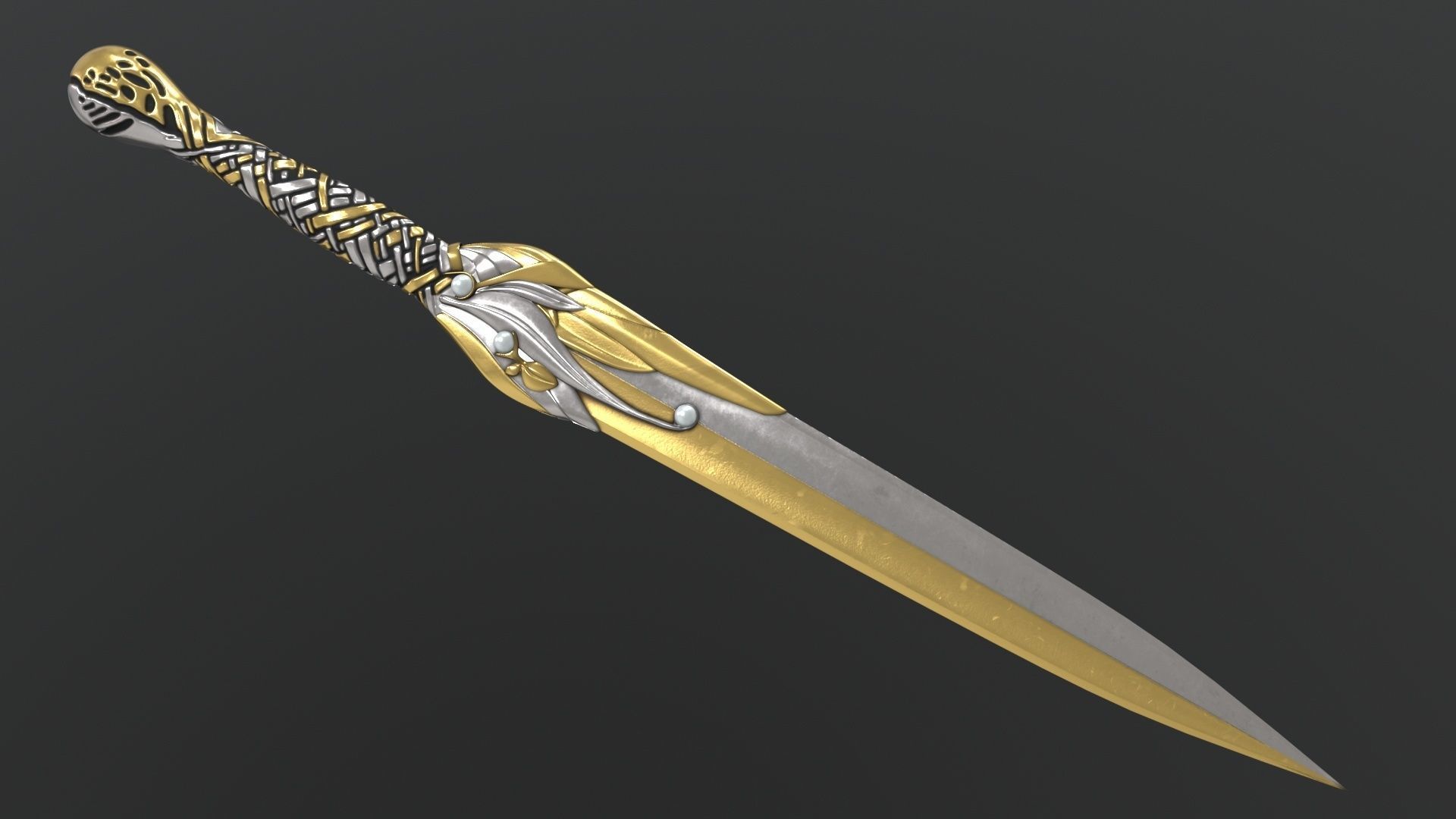 3D Printable Galadriel Dagger - Rings of Power 3D model 3D printable ...