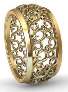 Patterned Ring 3D model Texture Texture | CGTrader