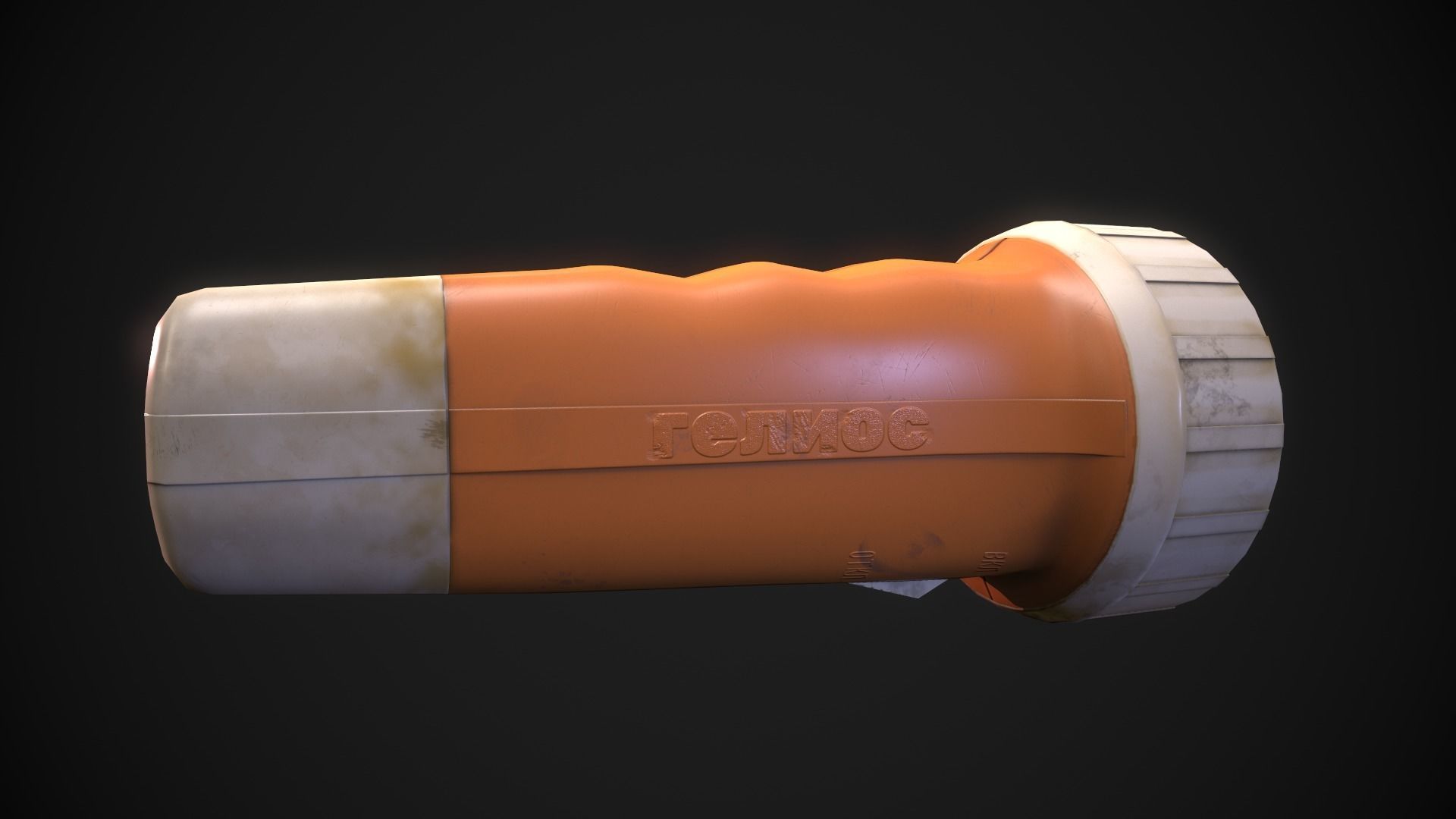 3D model Old Flashlight - PBR Game Ready Low-poly 3D model VR / AR ...