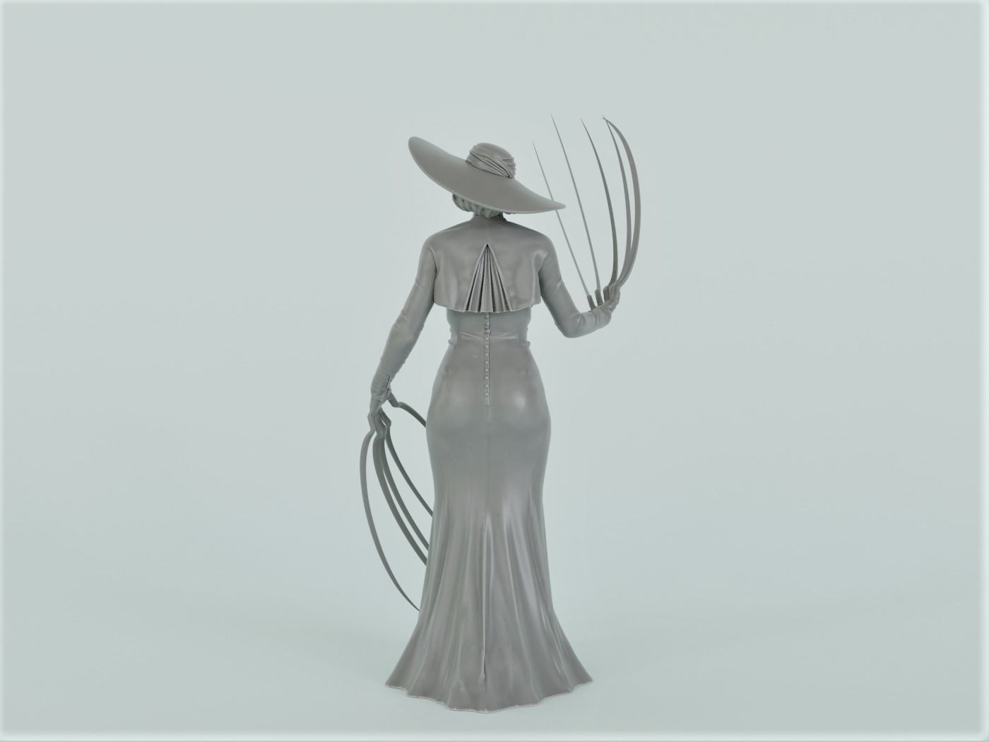 Lady Dimitrescu 3D model 3D printable | CGTrader