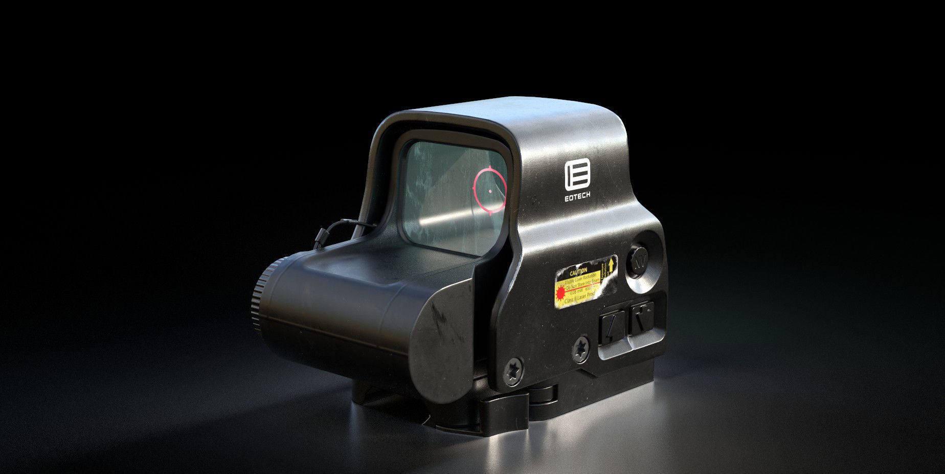 3D model EOTech EXPS3-0 Low-poly Gameready 3D model VR / AR / low-poly ...