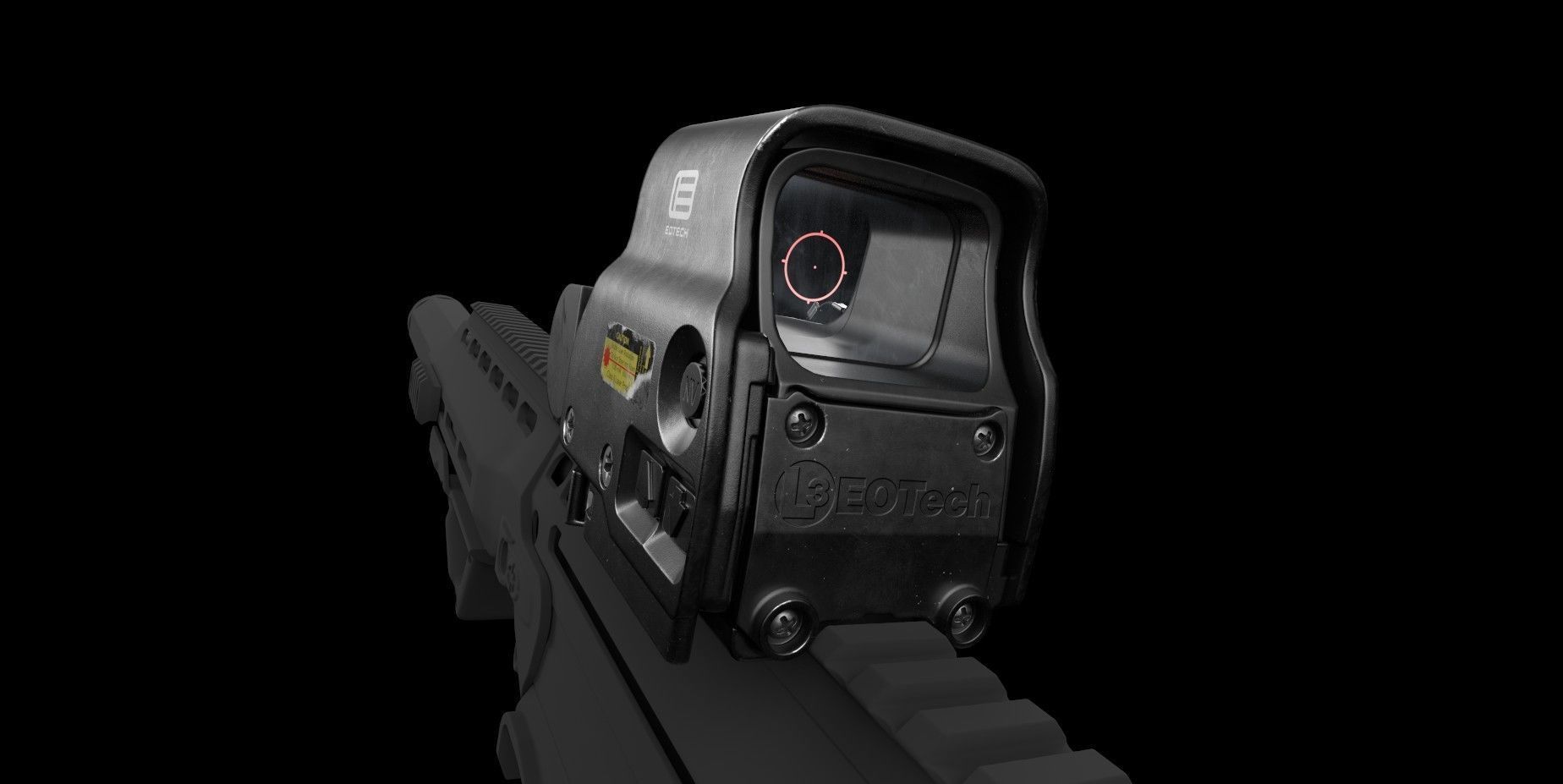 3D model EOTech EXPS3-0 Low-poly Gameready 3D model VR / AR / low-poly ...