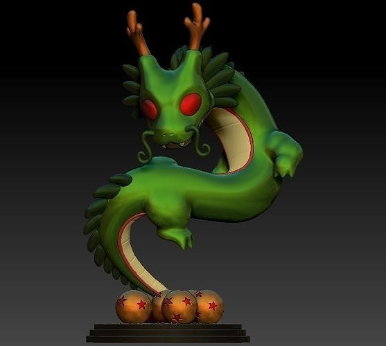 Shen long - Dragon ball - dragon shen long 3D model 3D printable | CGTrader