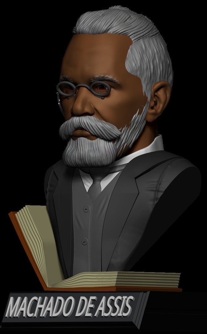 BUST MACHADO DE ASSIS 3D model 3D printable | CGTrader