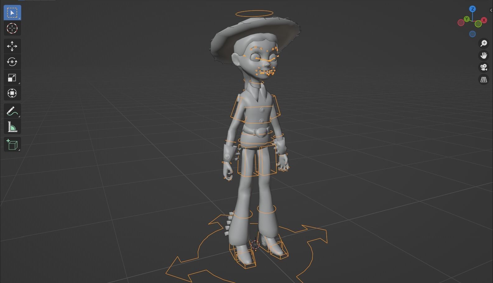 Toy story - Jessie rigged 3D model rigged | CGTrader