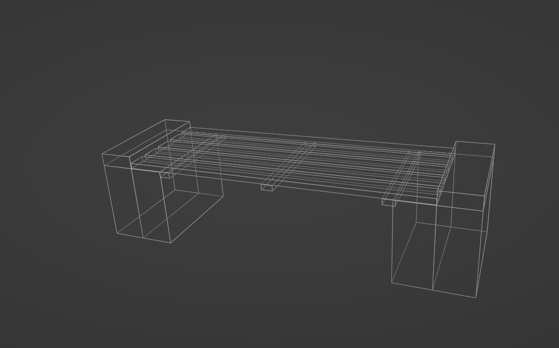 Outdoor benches free VR / AR / low-poly 3D model | CGTrader