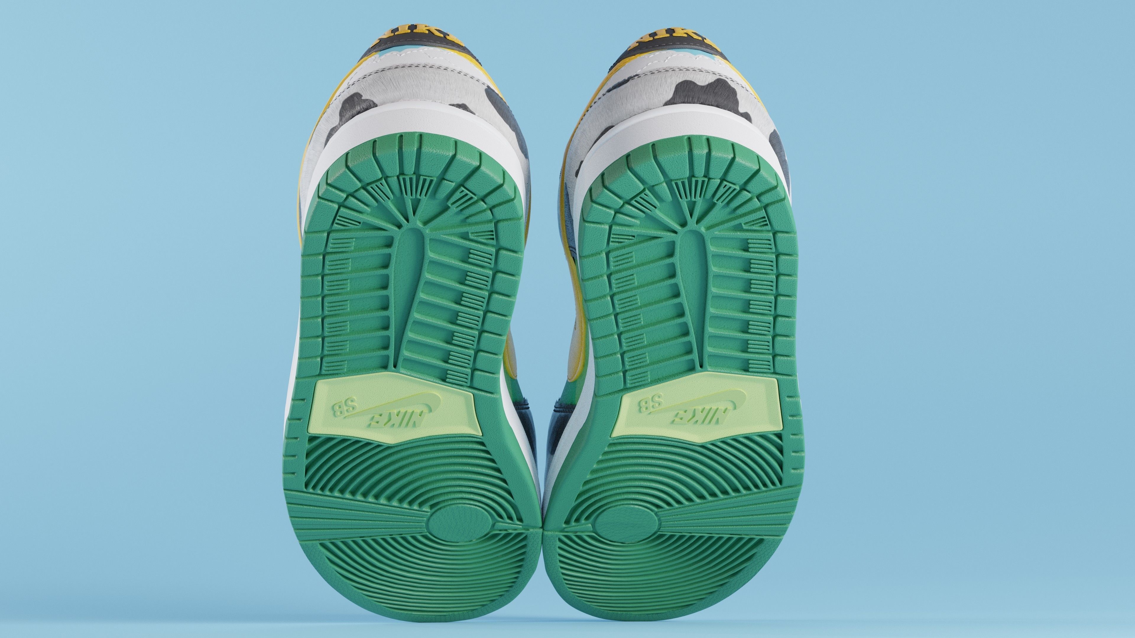 3D model Nike Dunk SB Chunky Dunky VR / AR / low-poly | CGTrader