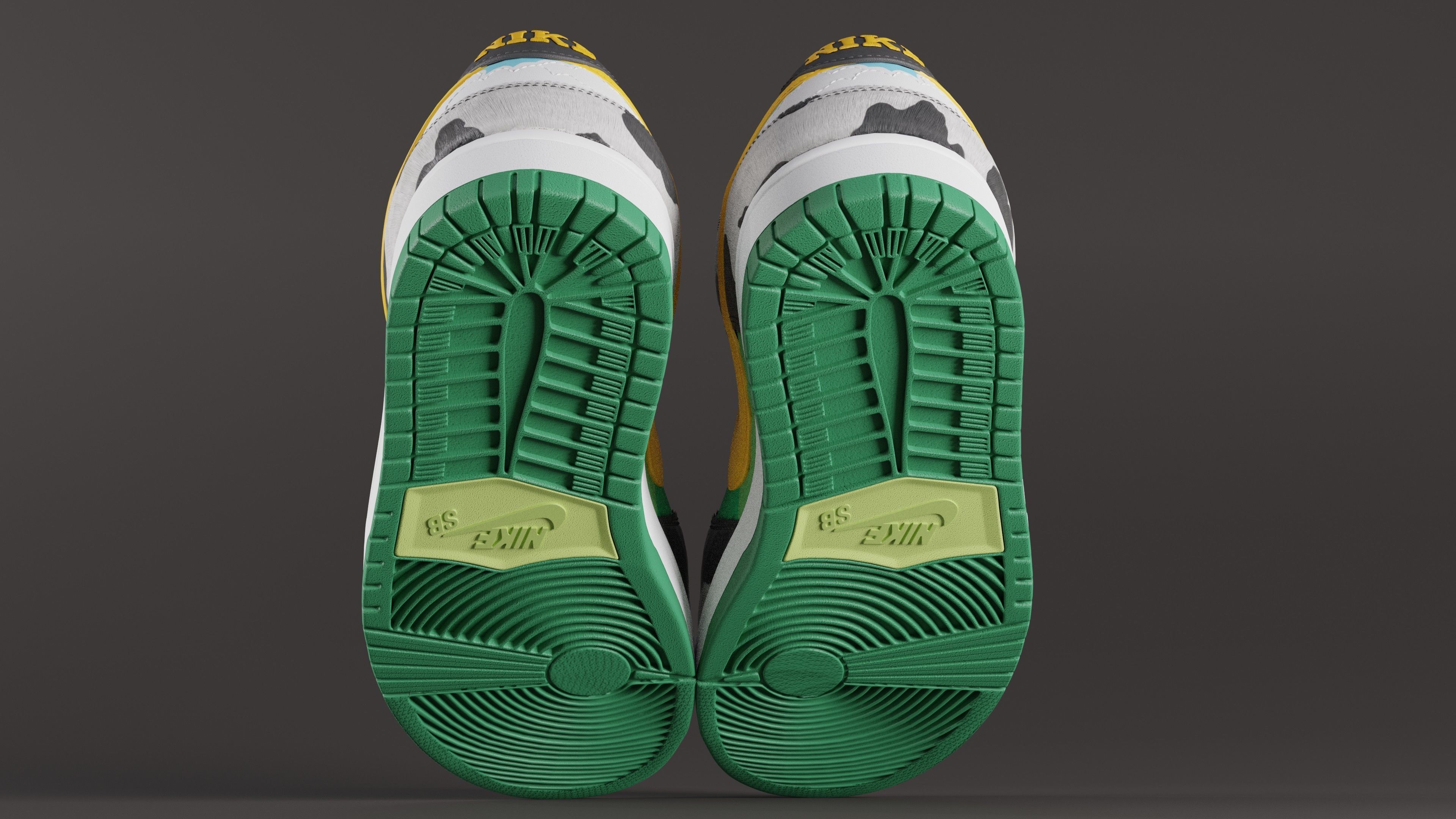 3D model Nike Dunk SB Chunky Dunky VR / AR / low-poly | CGTrader