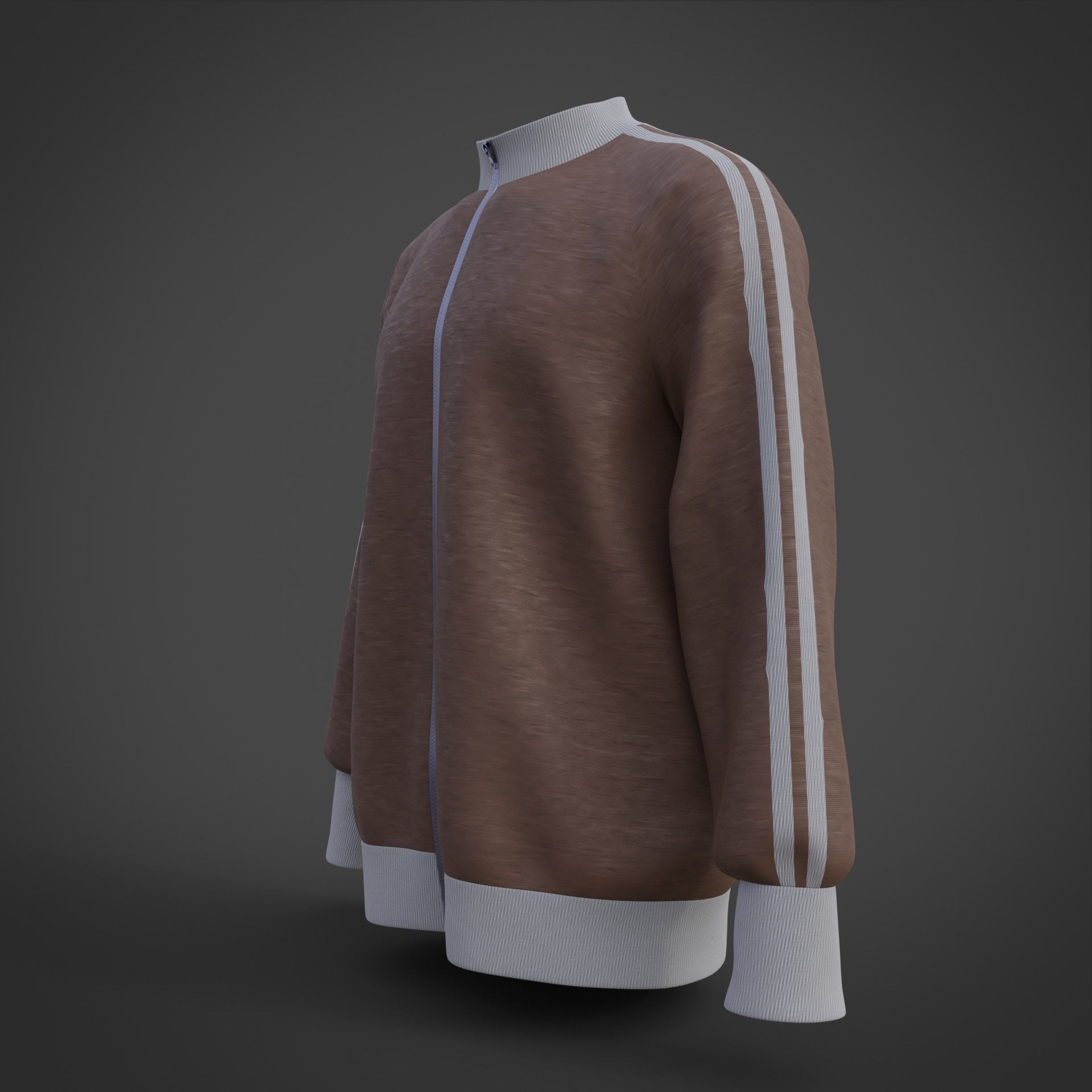 Male Tracksuit sweatshirt - Sports Jacket 3D model | CGTrader