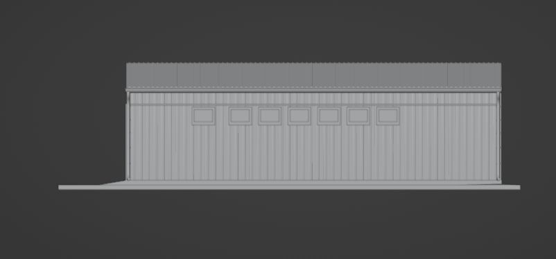 Warehouse hangar 3D model | CGTrader