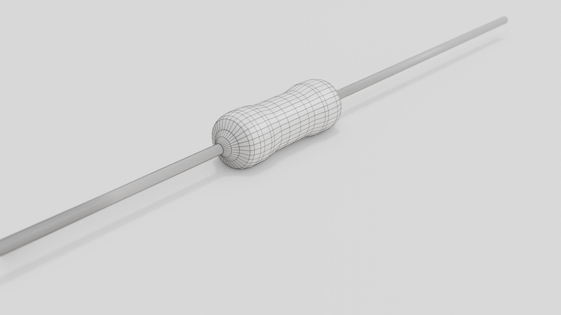 Resistors with Editable Color Bands 3D model | CGTrader