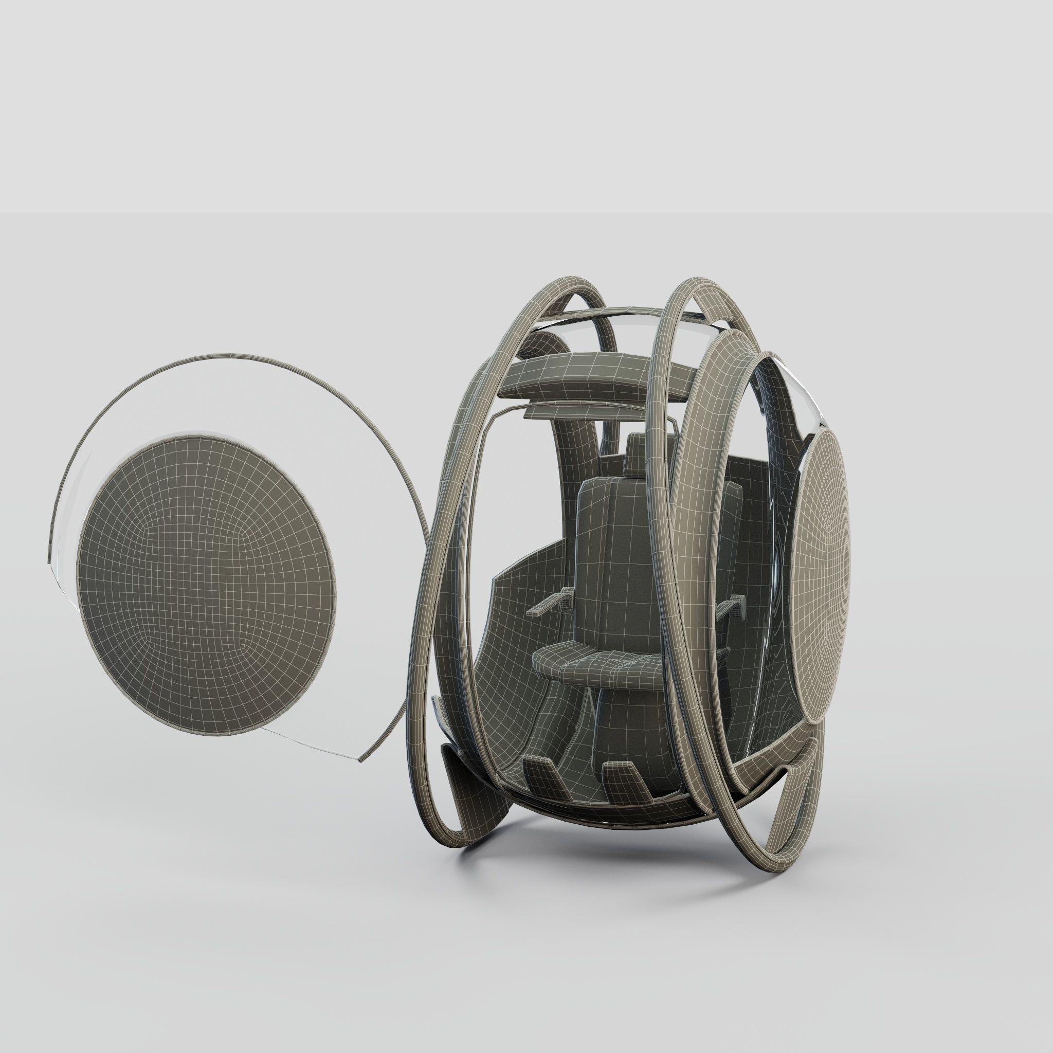 Gyroscopic transport 3D model | CGTrader