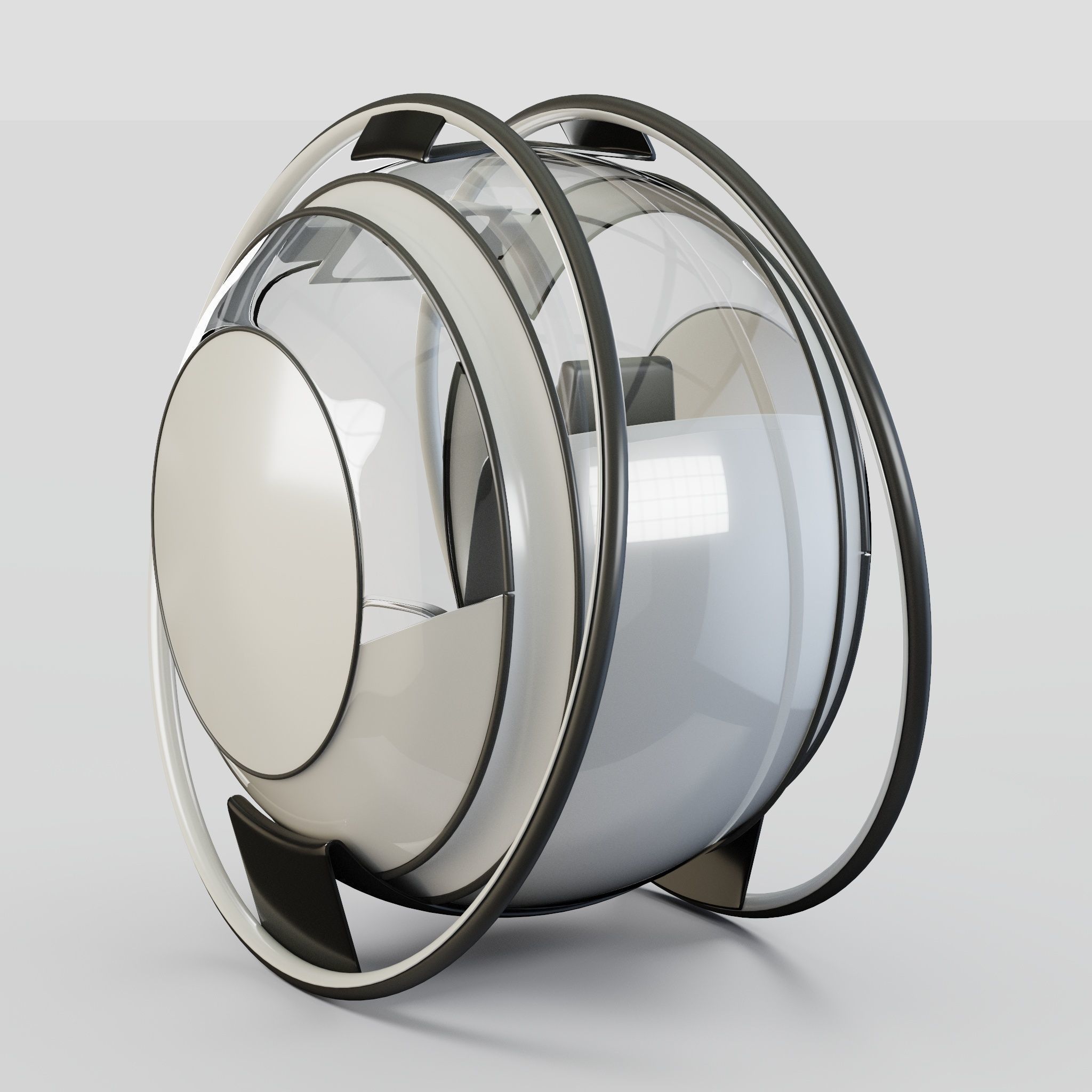 Gyroscopic transport 3D model | CGTrader