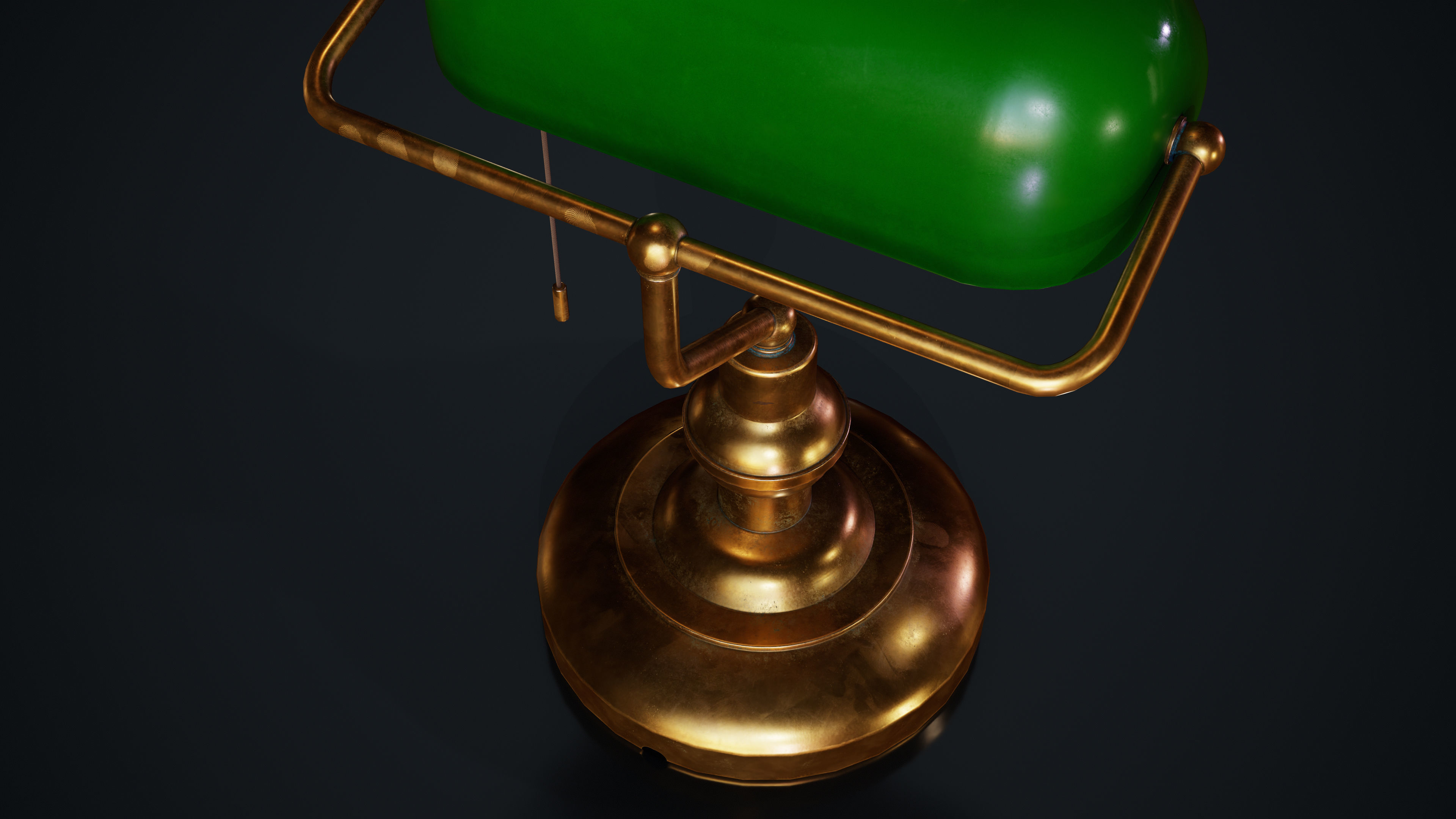 3D model Old Bankers Lamp VR / AR / low-poly | CGTrader