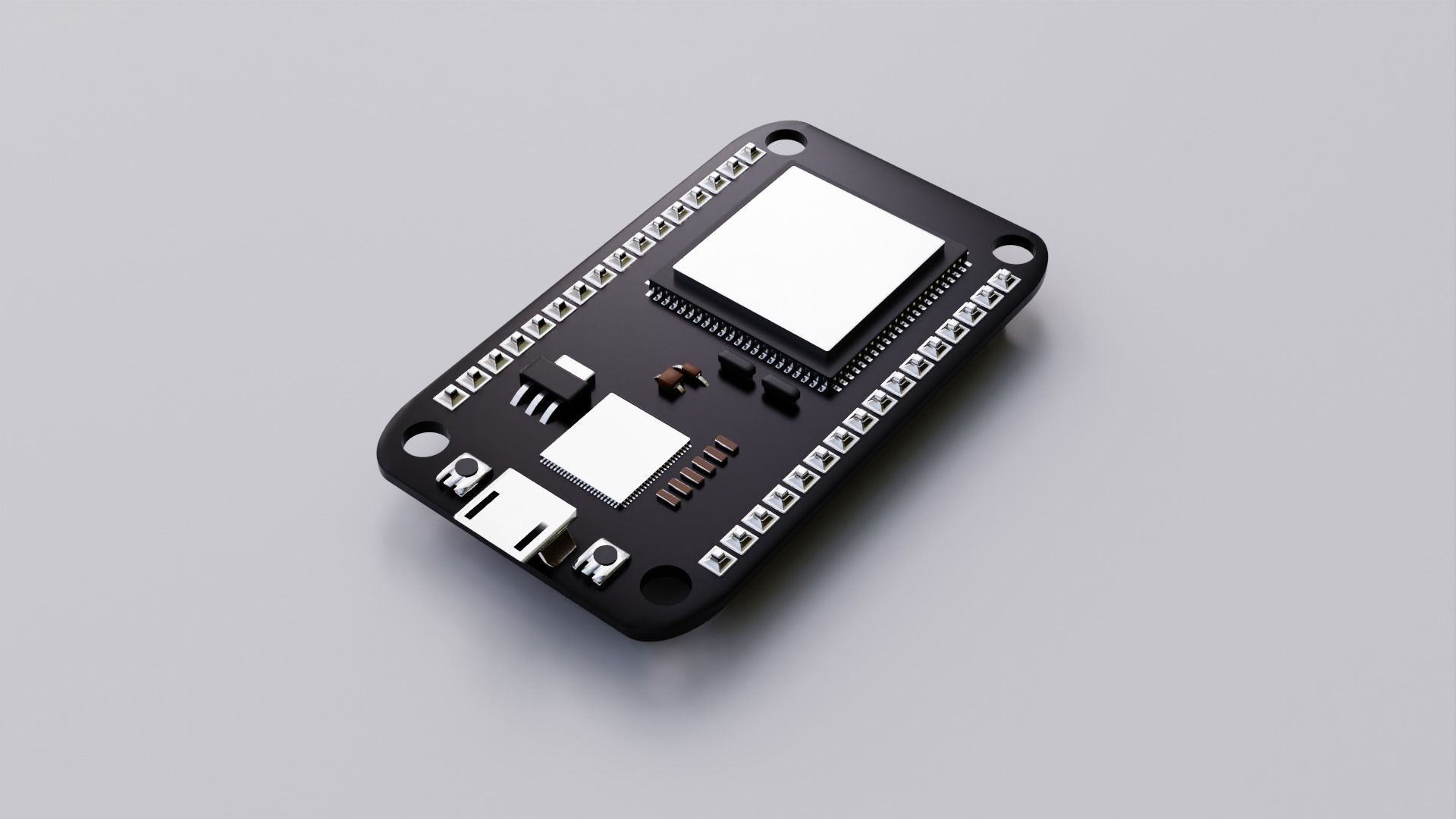 ESP32 chip 3D model | CGTrader