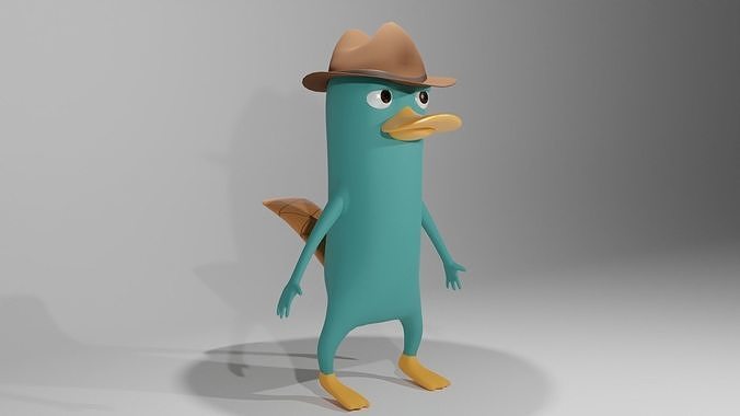 3D model Perry The Platypus VR / AR / low-poly | CGTrader