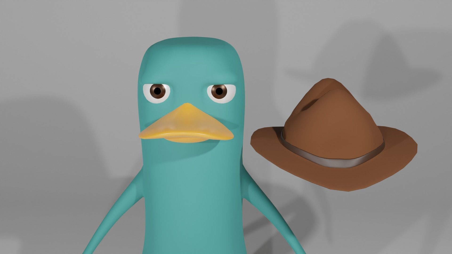 3D model Perry The Platypus VR / AR / low-poly | CGTrader