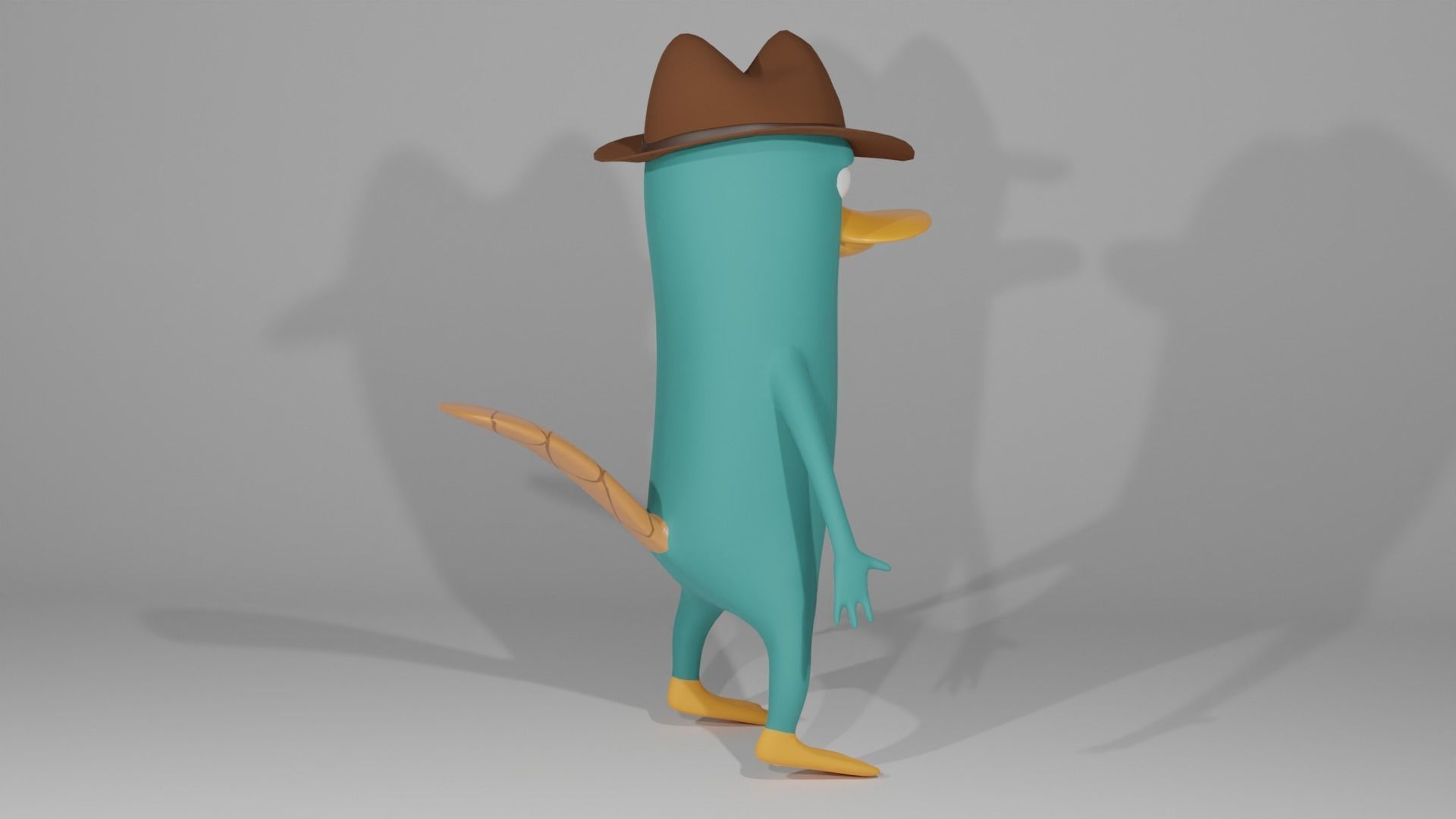 3D model Perry The Platypus VR / AR / low-poly | CGTrader