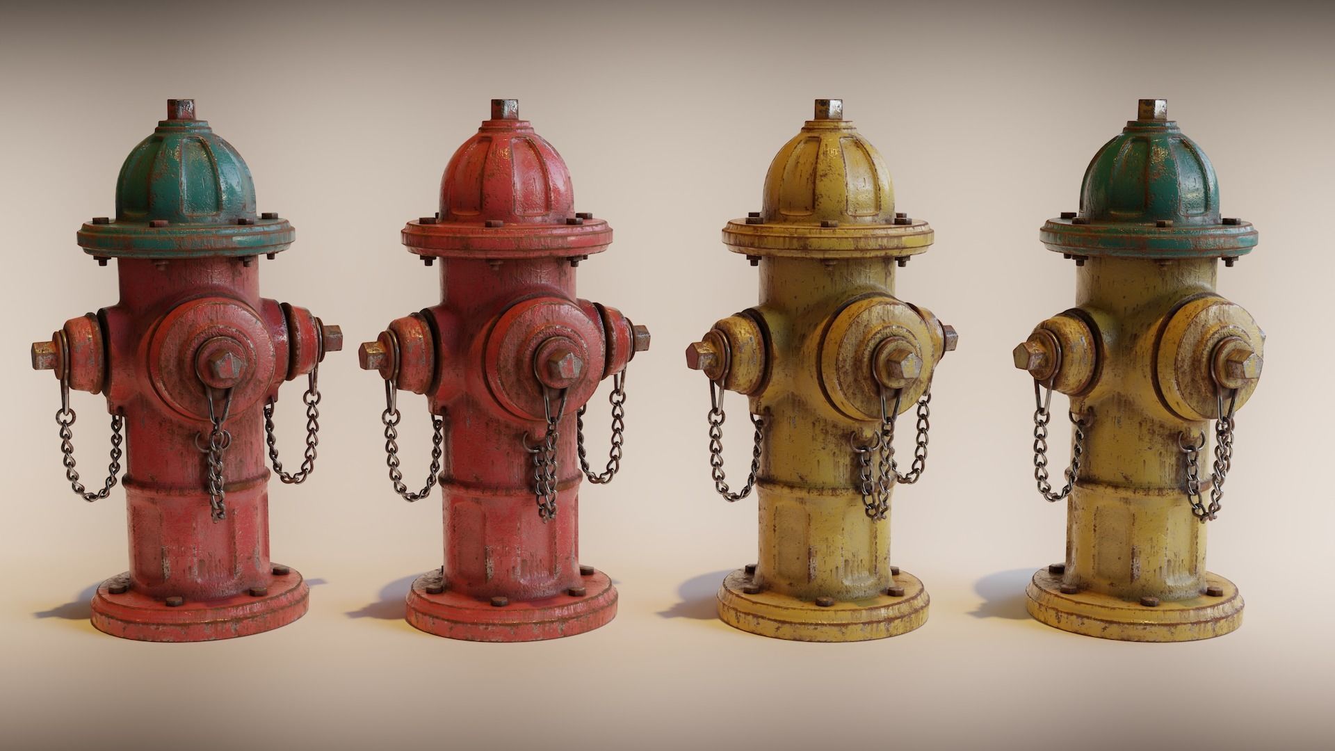 3D model Fire Hydrant VR / AR / low-poly | CGTrader