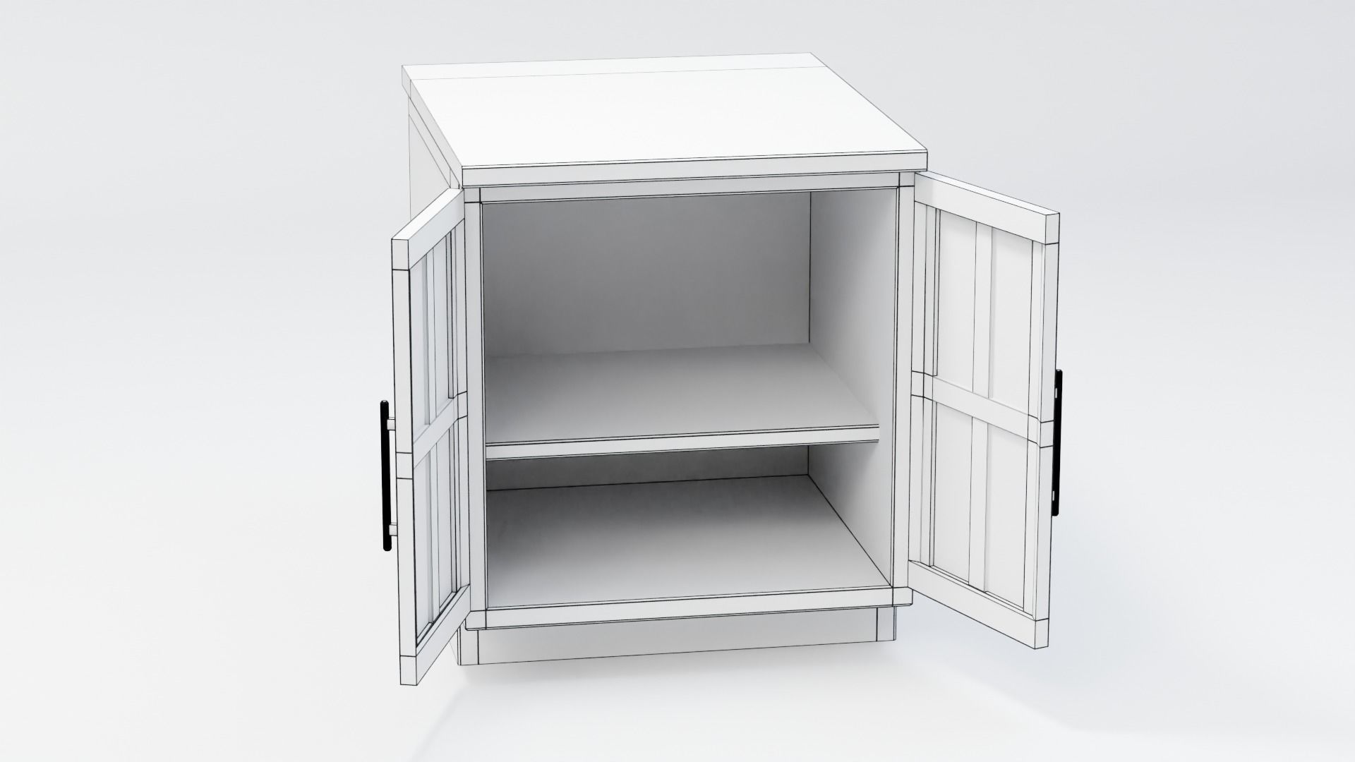 Modern Kitchen Island Counter 3 3D model | CGTrader