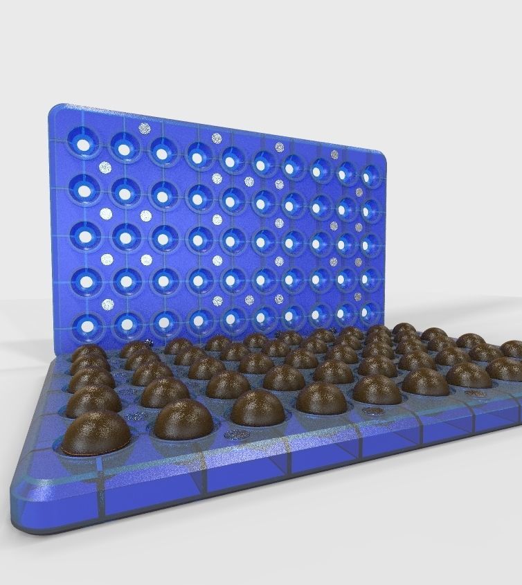 Chocolate Mold 3D model 3D printable | CGTrader