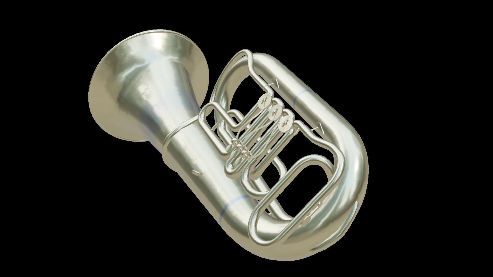 3D model Tuba Brass Instrument VR / AR / low-poly | CGTrader