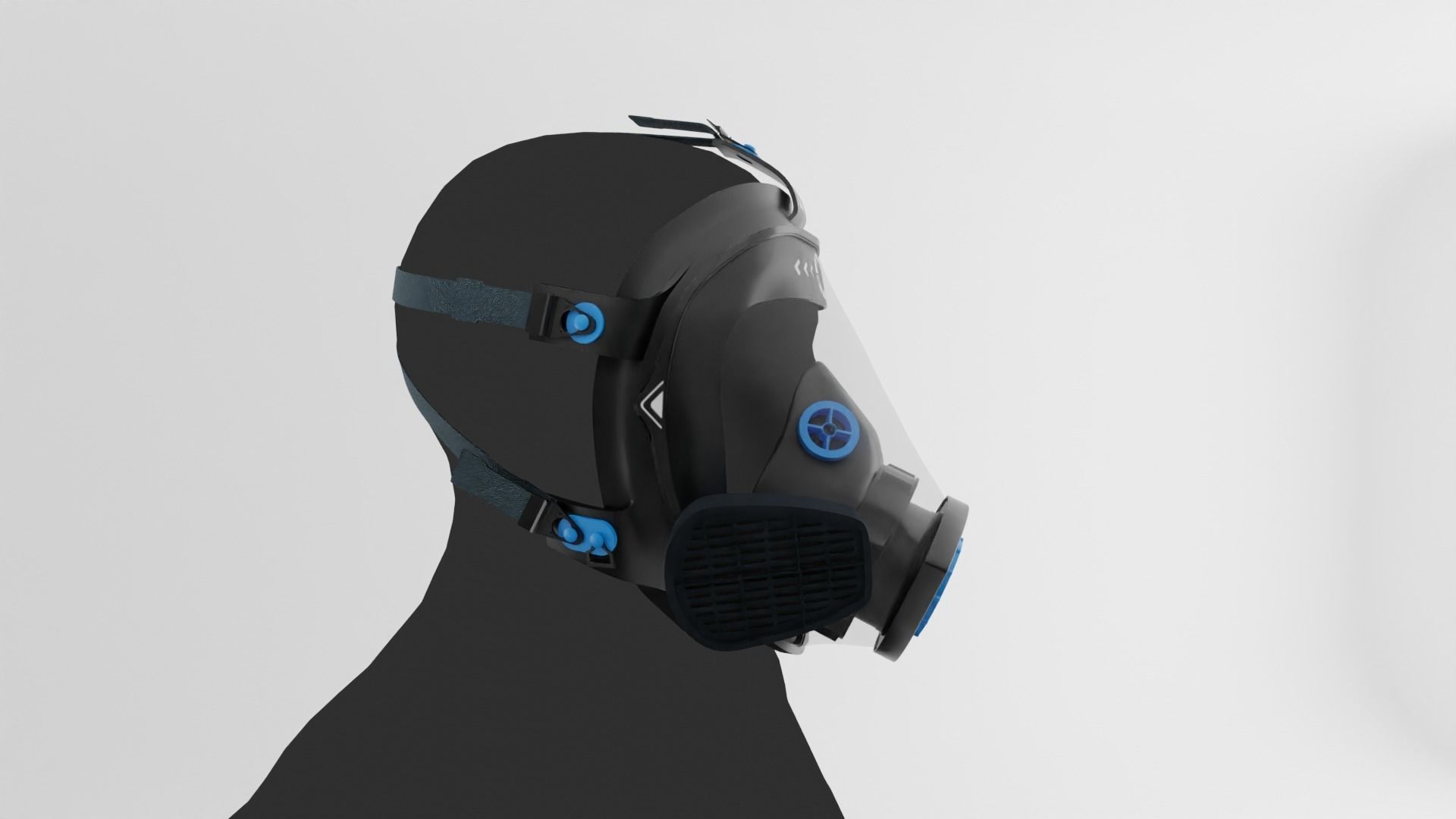 Gas mask unix 5000 sci fi 3D model | CGTrader