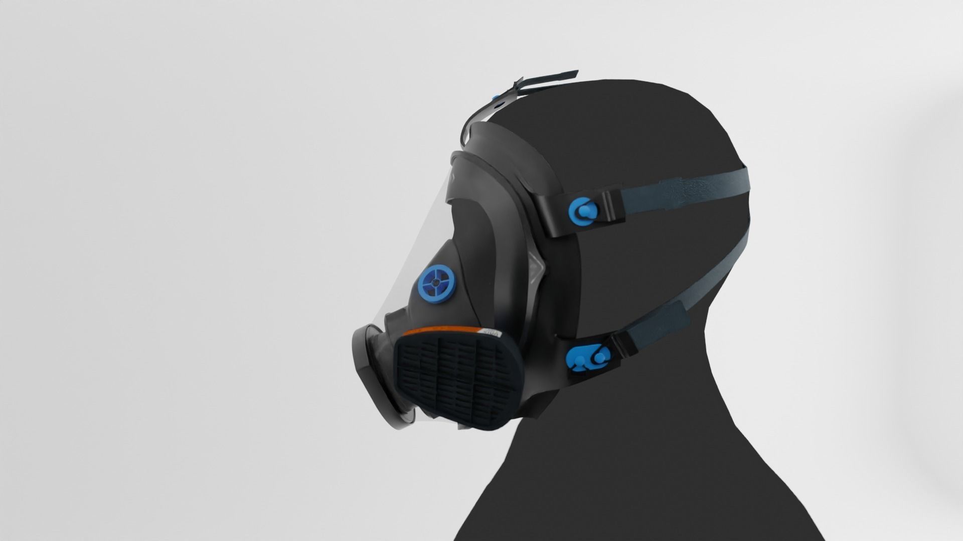 Gas mask unix 5000 sci fi 3D model | CGTrader