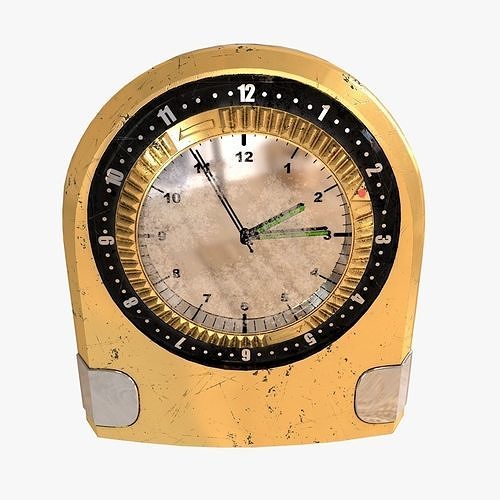 3D model Desk Clock VR / AR / low-poly | CGTrader