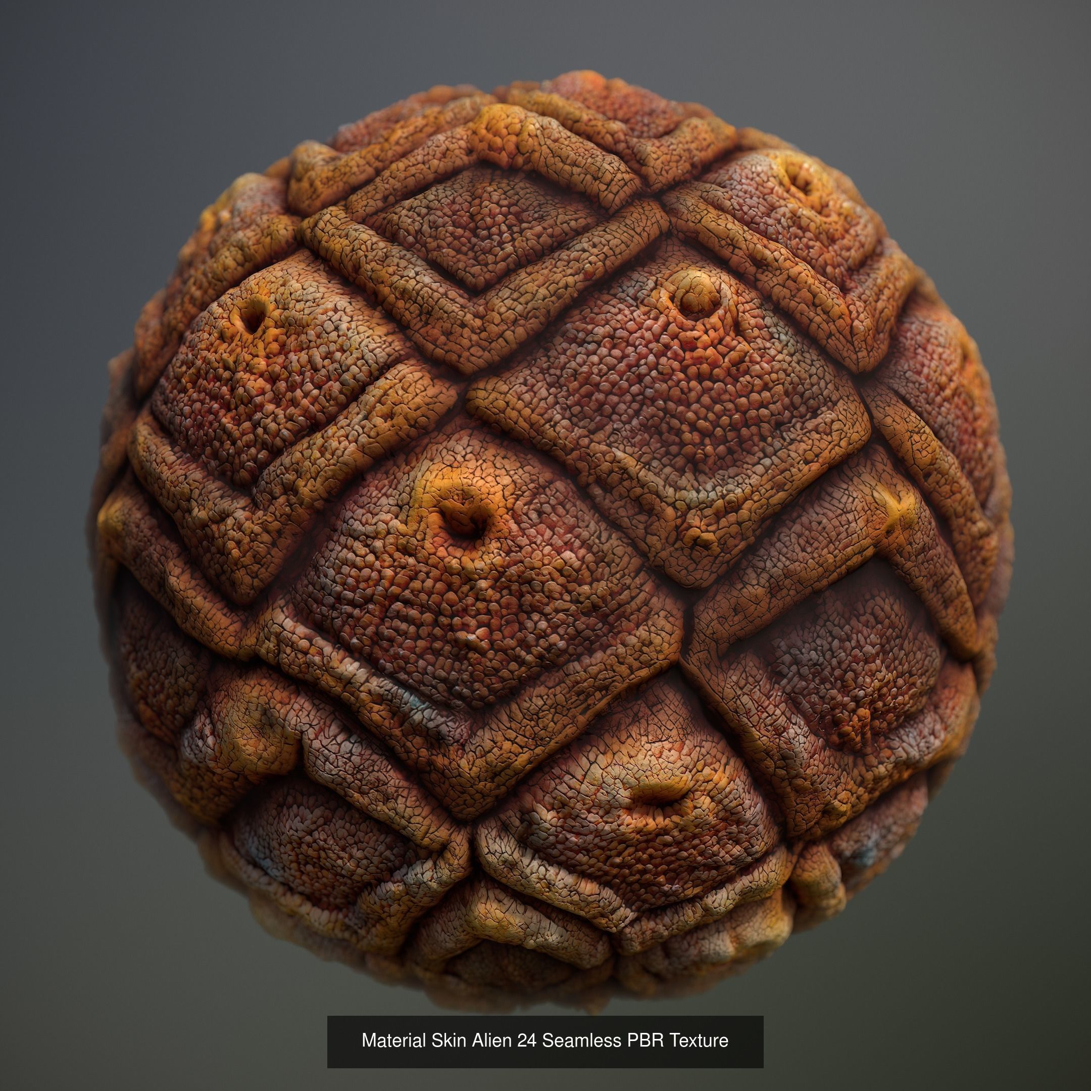 30 Materials Skin Alien Seamless PBR Bundle 1 3D Model Collection ...