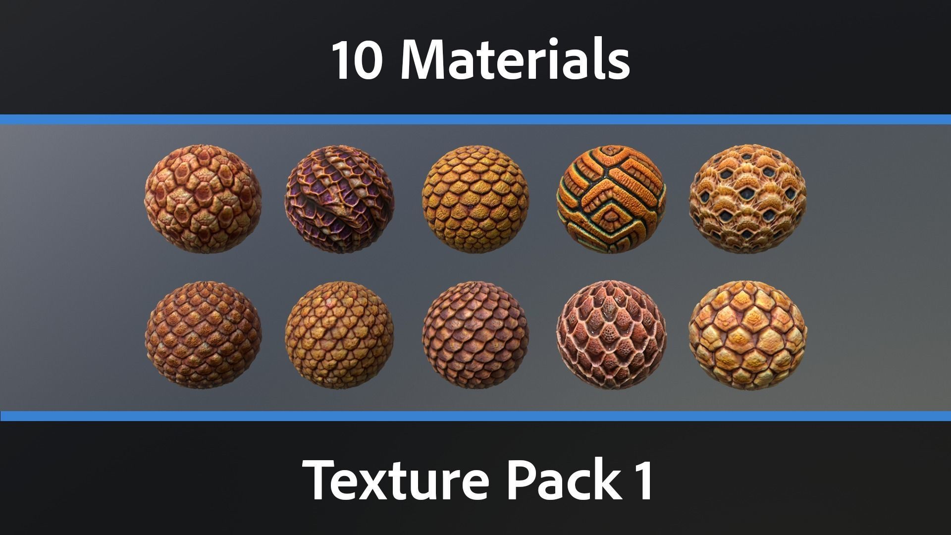 30 Materials Skin Alien Seamless PBR Bundle 1 3D Model Collection ...