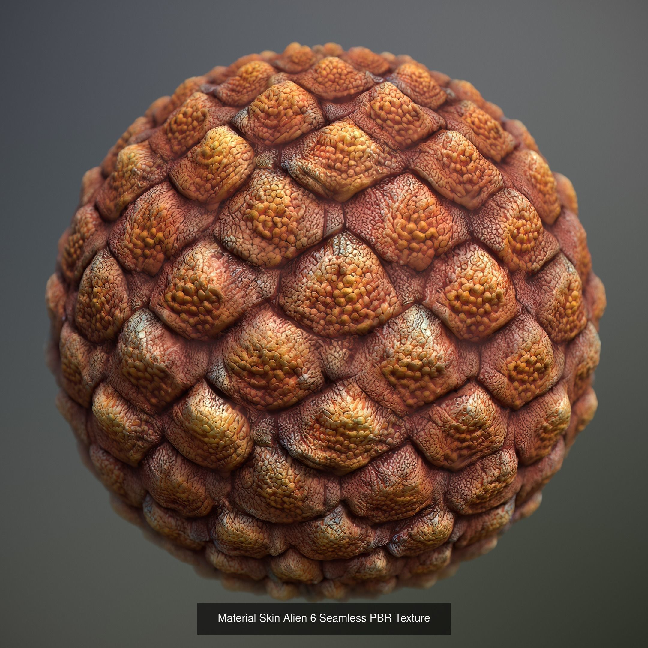 30 Materials Skin Alien Seamless PBR Bundle 1 3D Model Collection ...