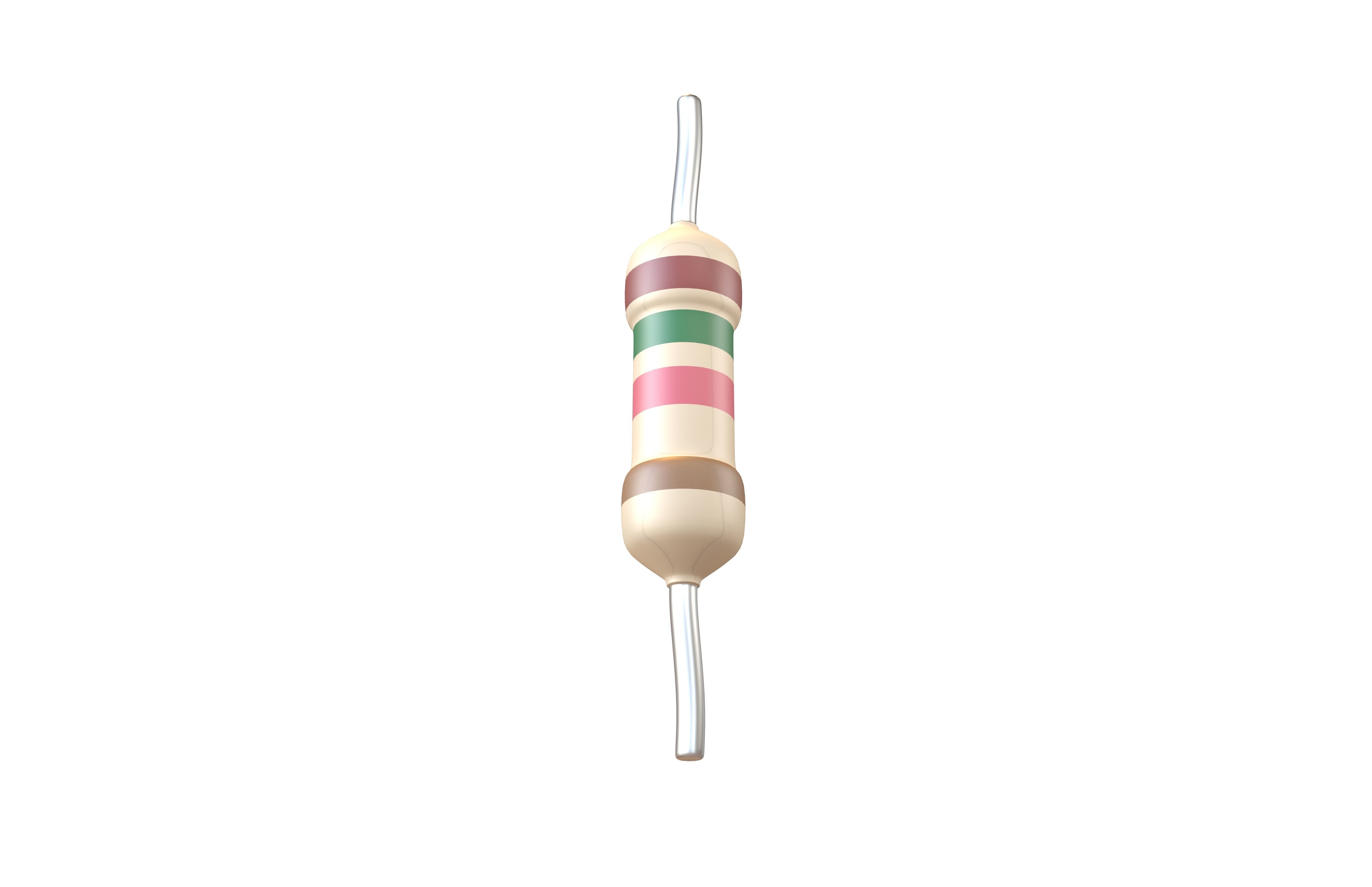 3D model Resistors v1 001 VR / AR / low-poly | CGTrader