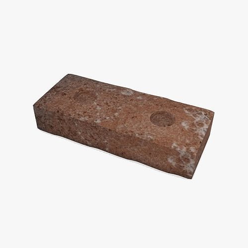 Simple Brick with Displacement and Holes free 3D model | CGTrader