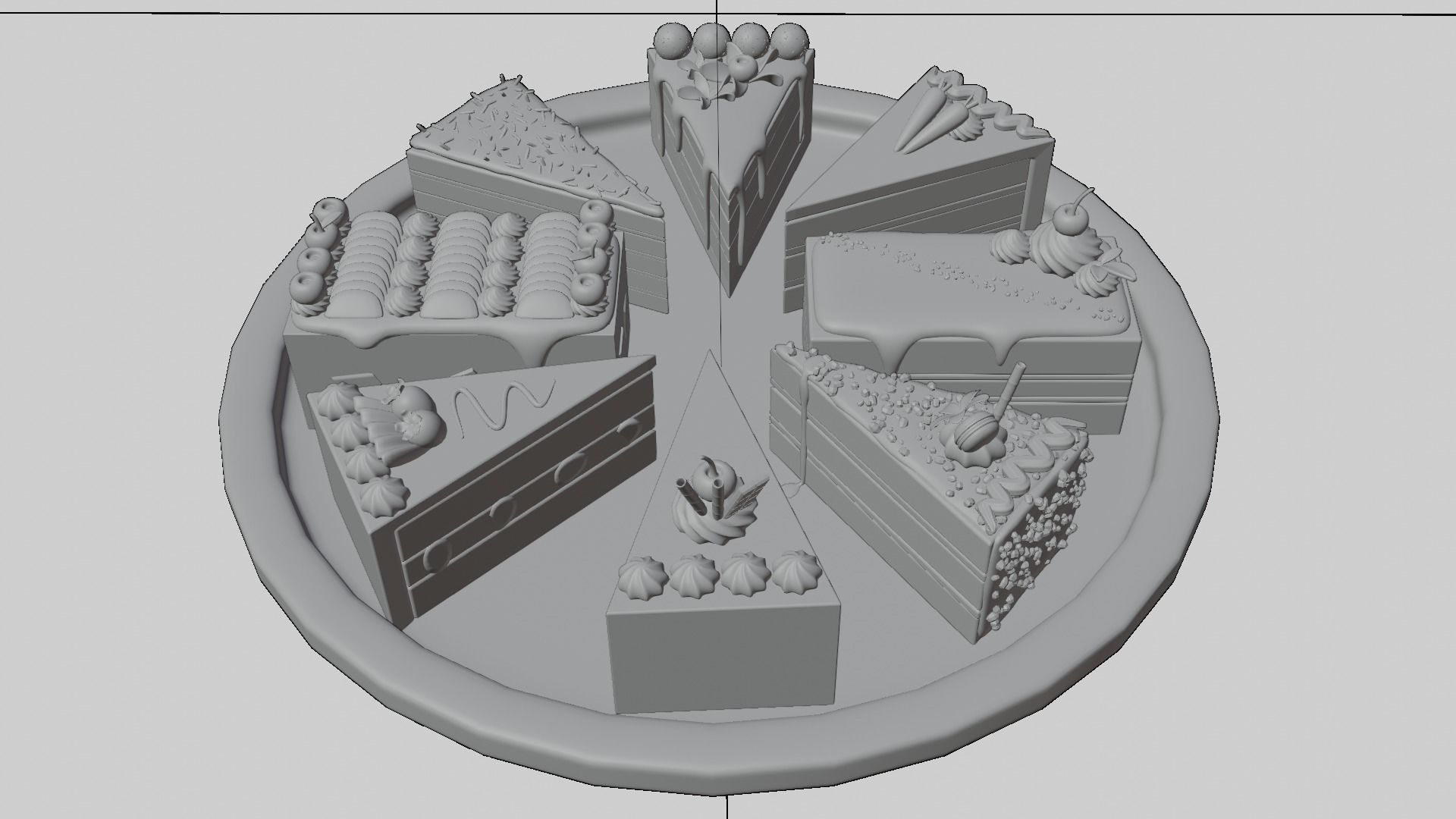 Slice Cake 3D model | CGTrader